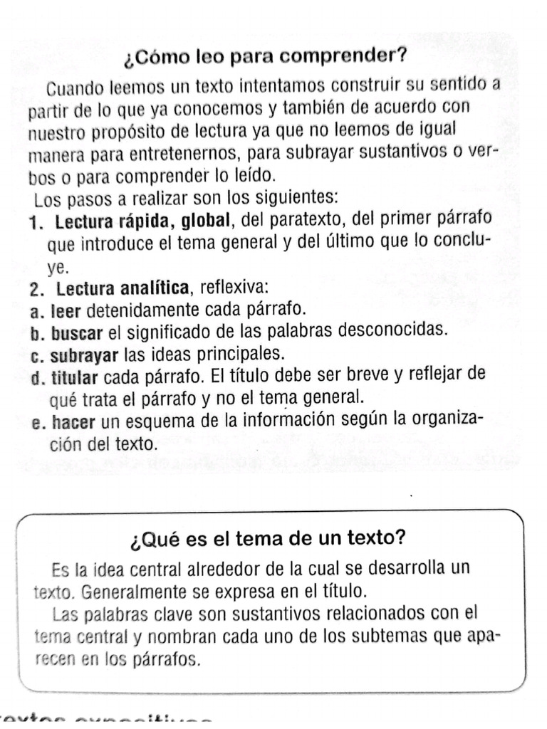 Consejos para Comprender y Escribir Textos | PDF