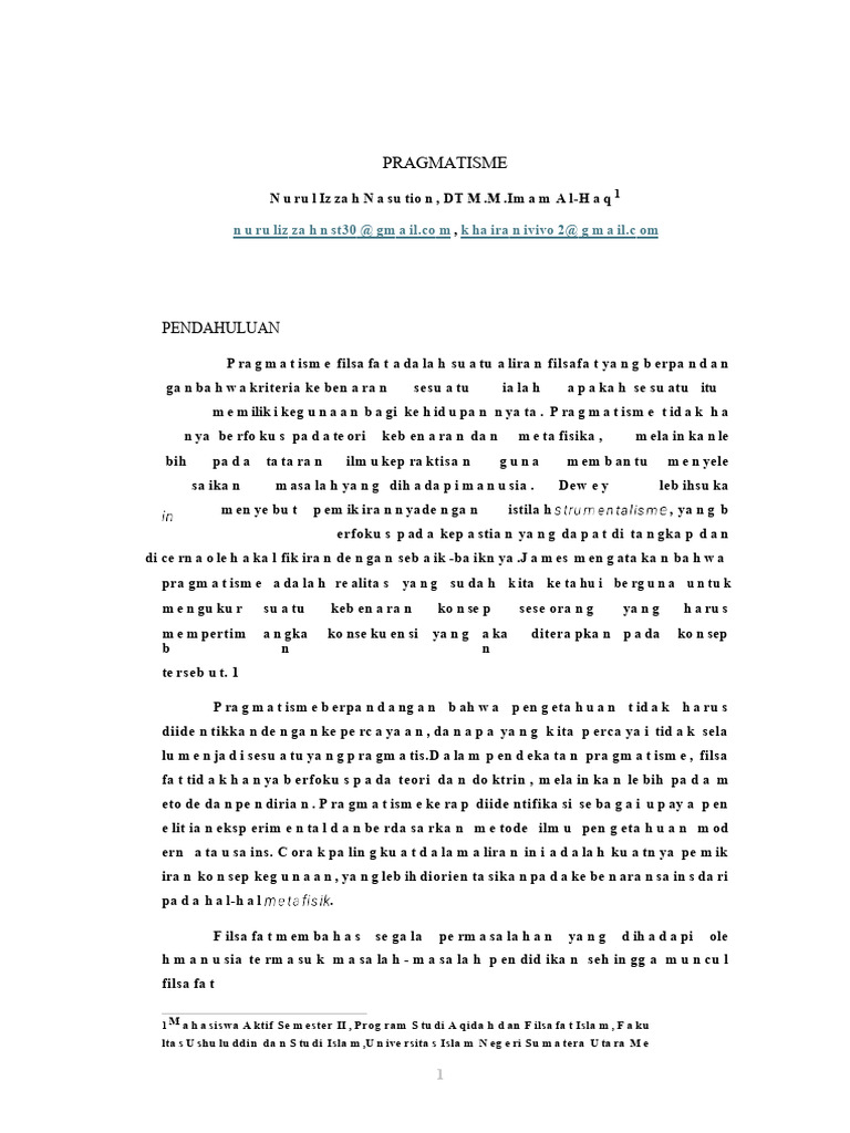 PRAGMATISME kel12 revisi | PDF