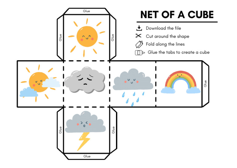 Net of A Cube Template - 20240201 - 013428 - 0000 | PDF | Games ...