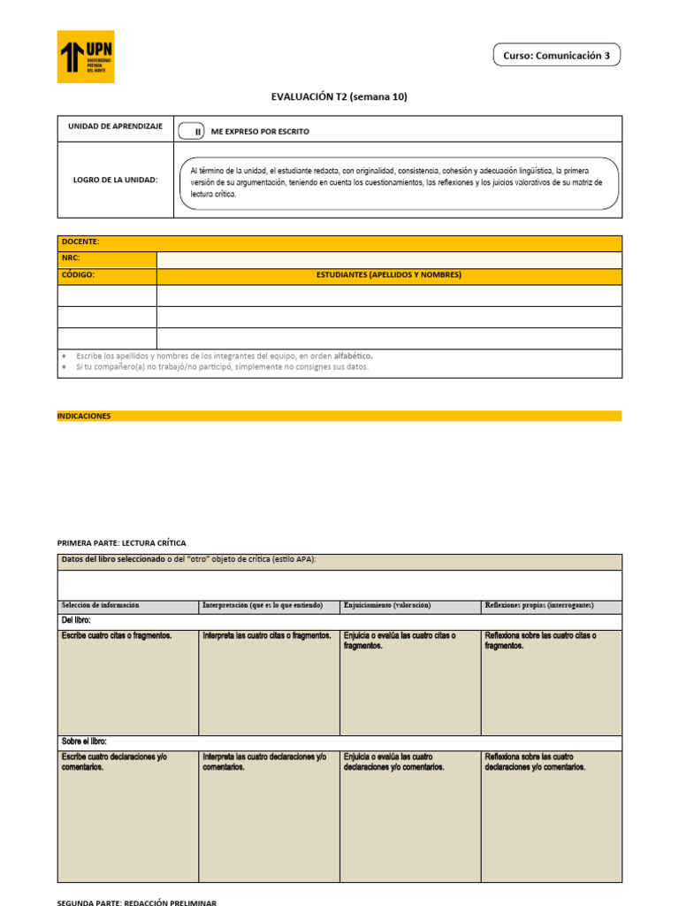 Formato T2 | PDF | Comunicación humana