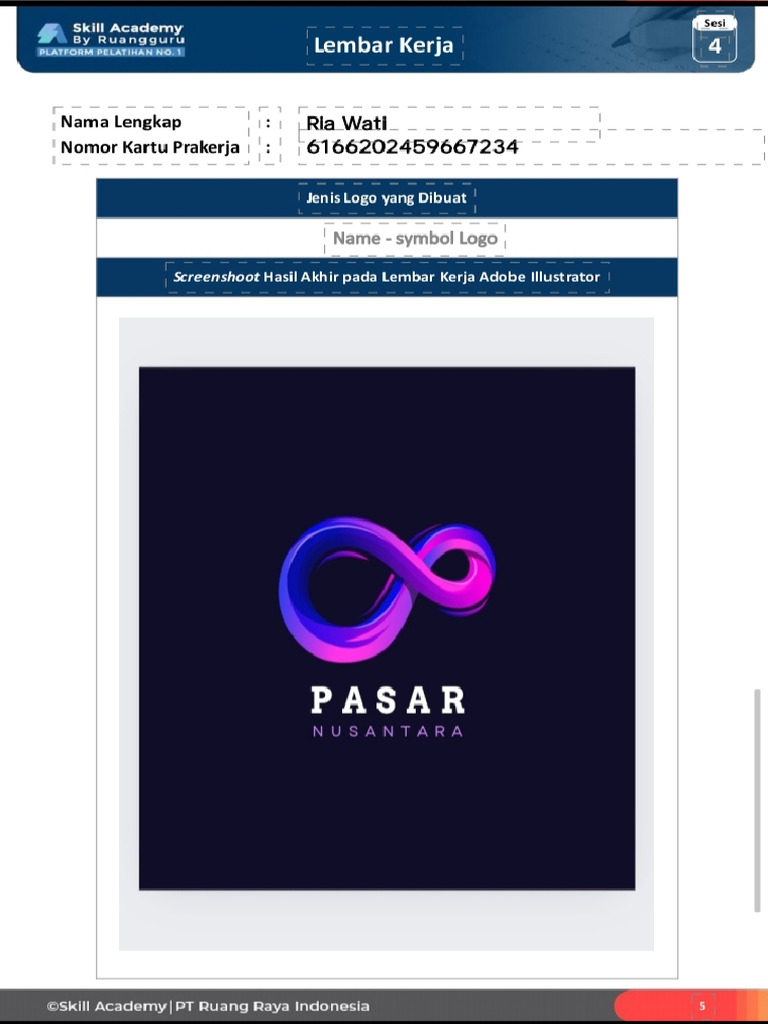 TPM 2 Membuat Logo Berdasarkan Studi Kasus - (Ria Wati) | PDF