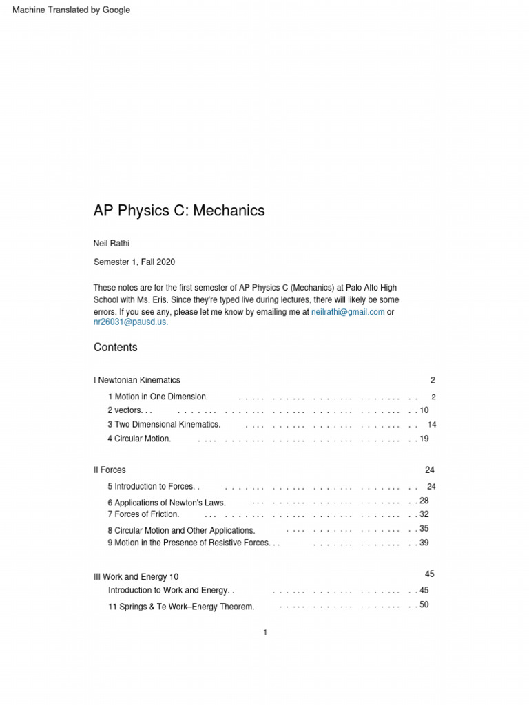Mech | PDF | Velocity | Kinematics