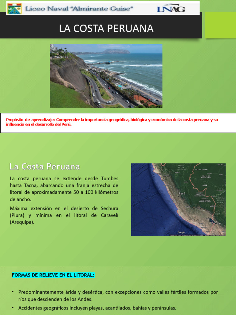Importancia de la Costa Peruana | PDF | Perú | Costa