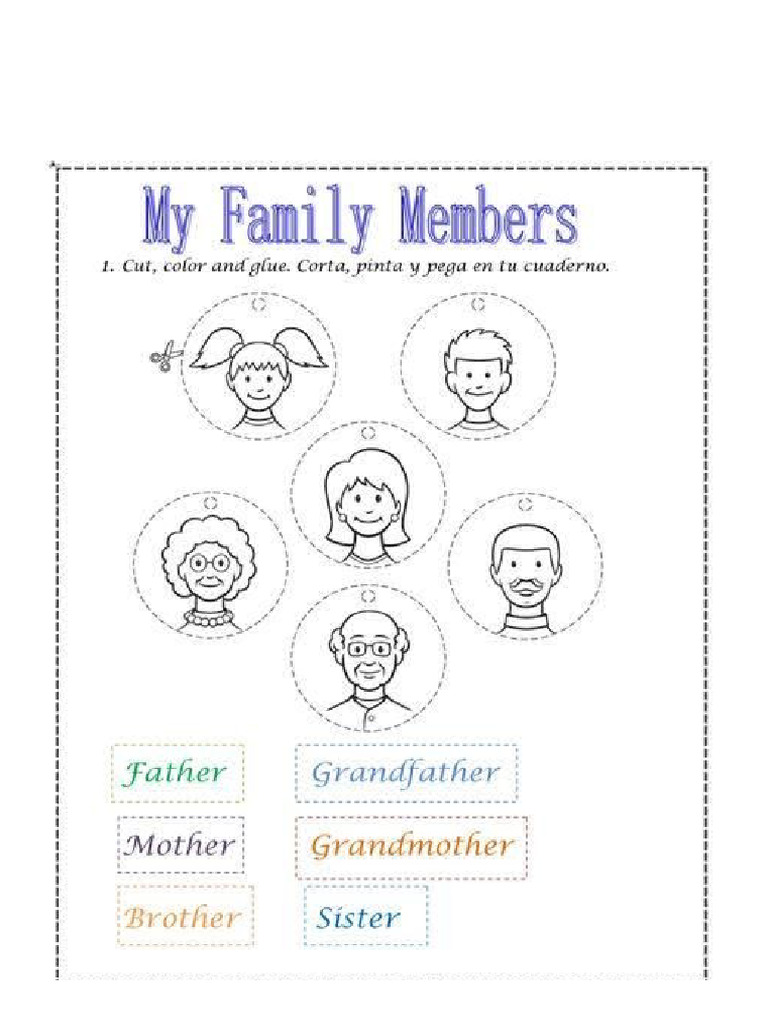 My FAMILY CUT AND PASTE | PDF