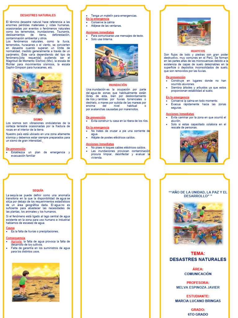 357153927 TRIPTICO Desastres Naturales | PDF | Desastres naturales ... 357153927 TRIPTICO Desastres Naturales | PDF | Desastres naturales ...