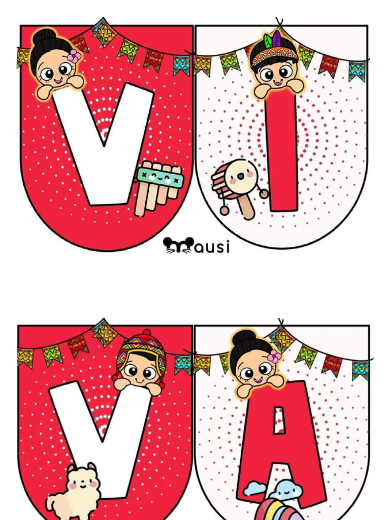 Banderines Fiestas Patrias | PDF