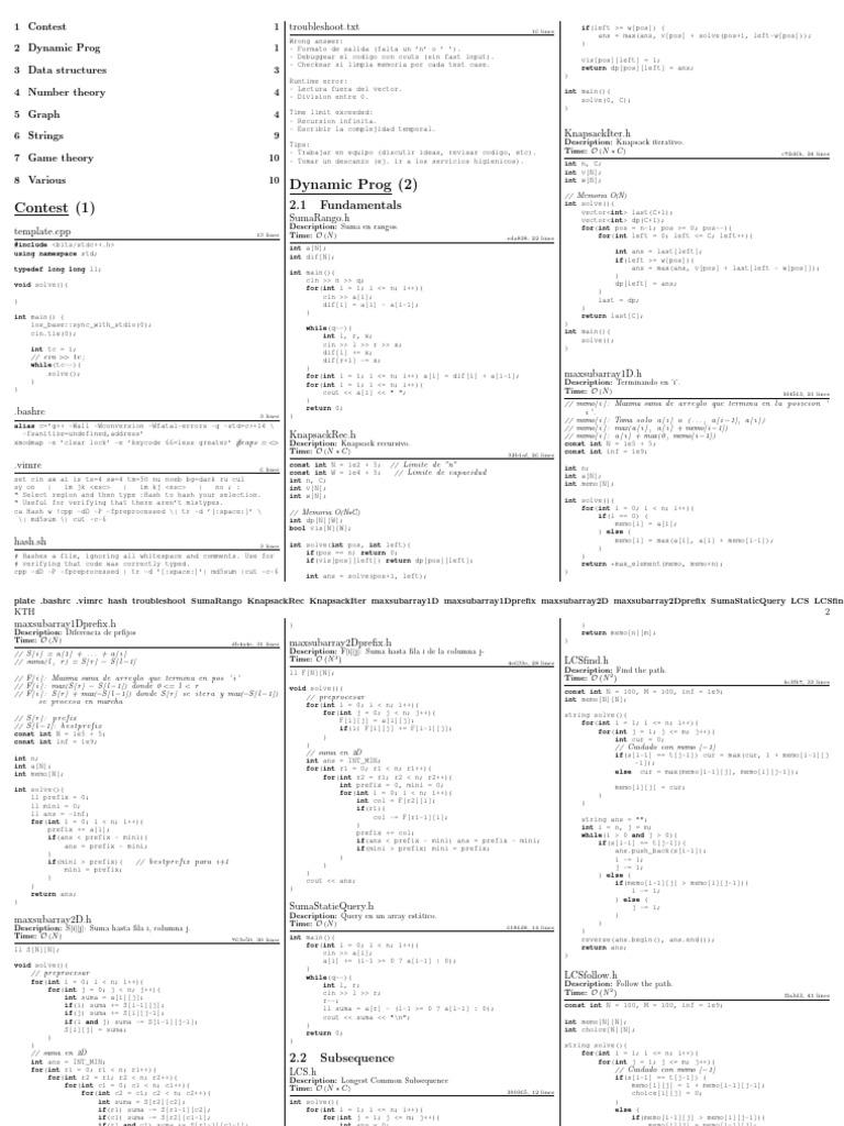 Kactl 2 7 | PDF | Computer Science | Software Engineering