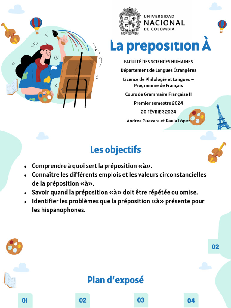 Comprendre la préposition "à" en français | PDF | Adposition | Linguistique