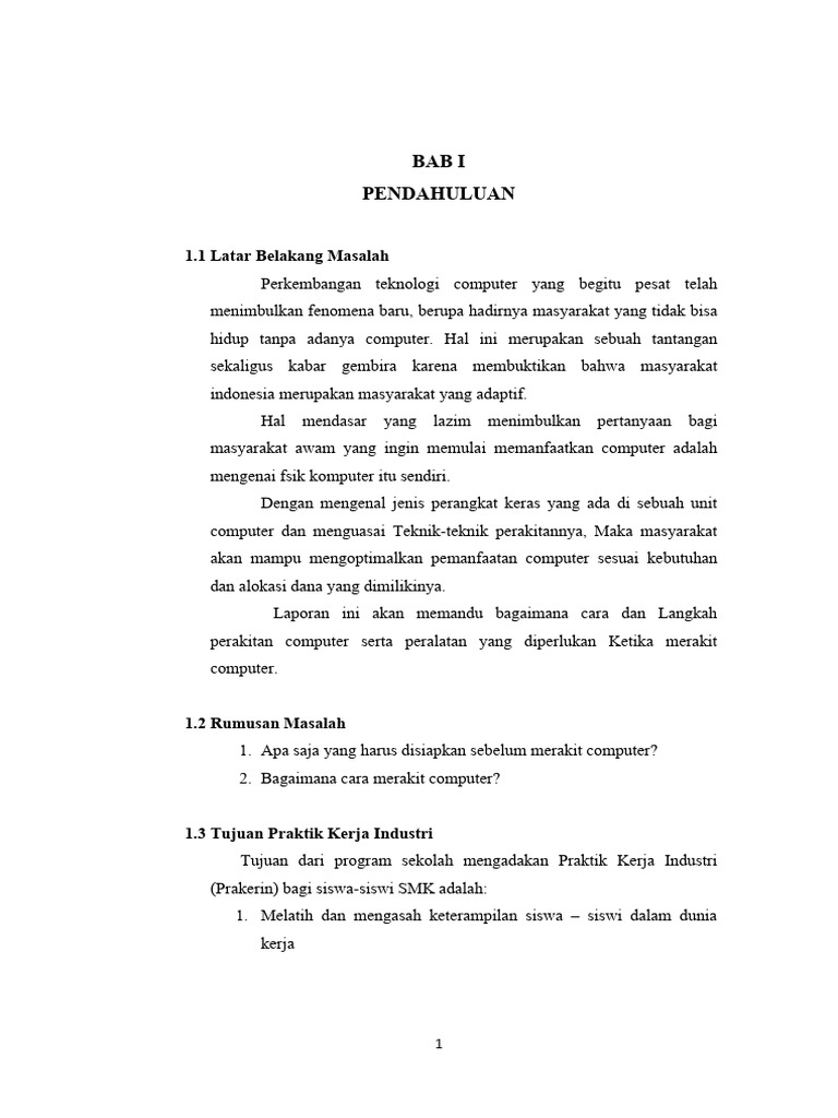 Laporan Marwan | PDF