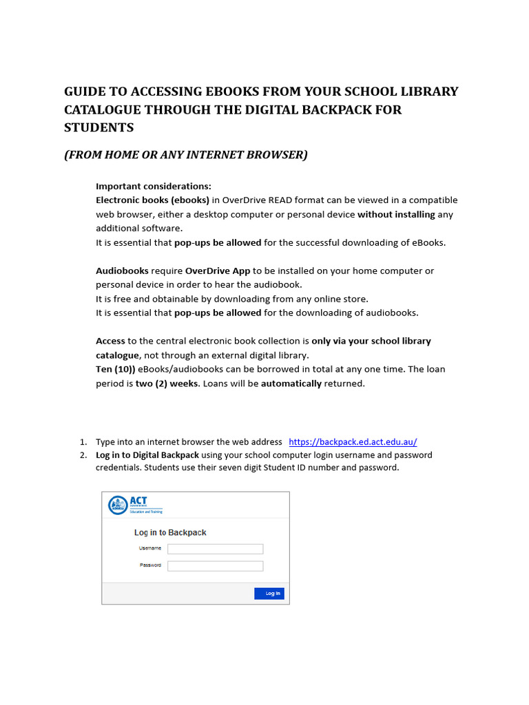 EBook Accessfrom Home Students Feb 15 | PDF | Login | Libraries