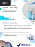 Pengelolaan Rantai Dingin CCP dan Validasi | PDF