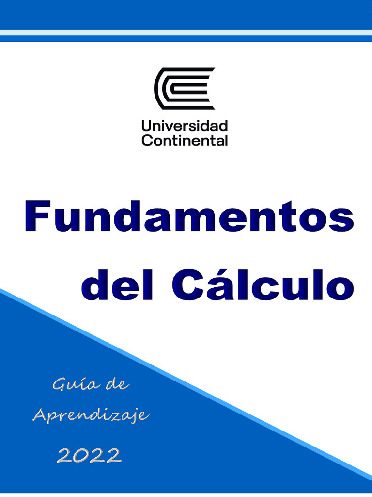 Guia de Fundamentos Del Cálc | PDF
