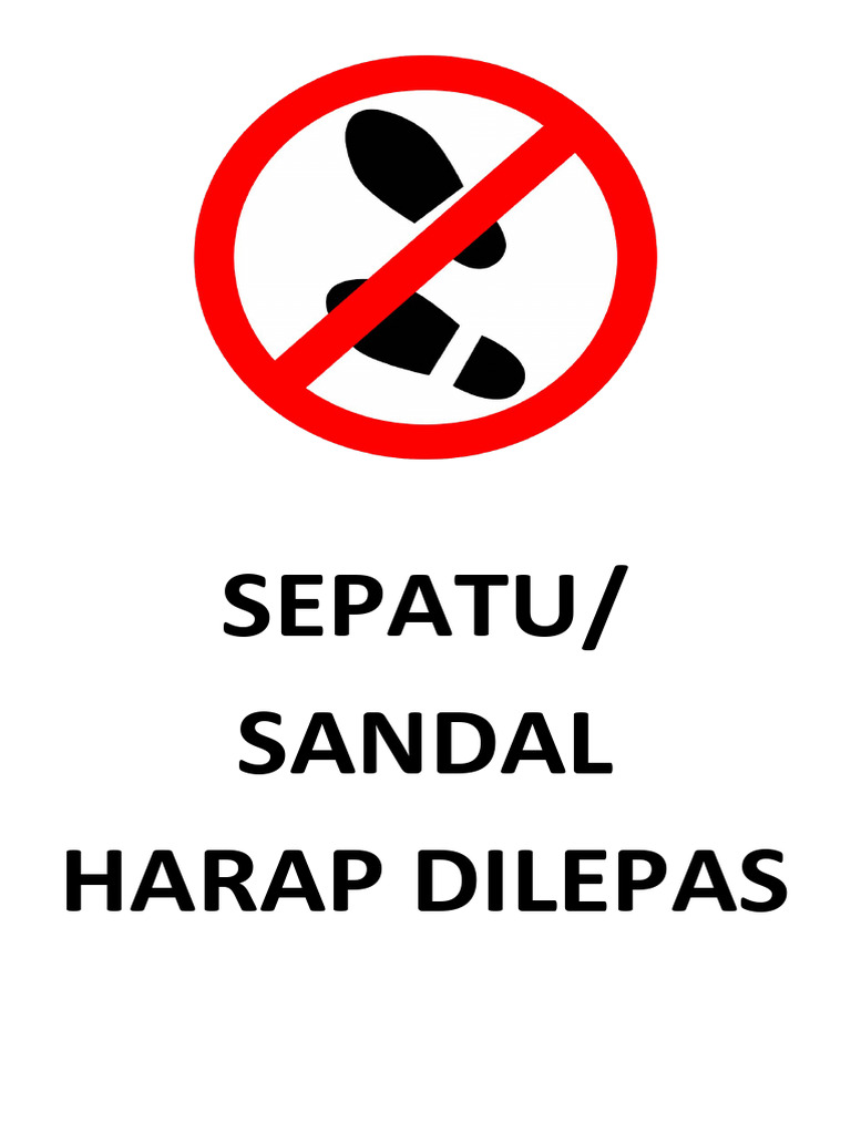 Harap Sepatu Dilepas | PDF