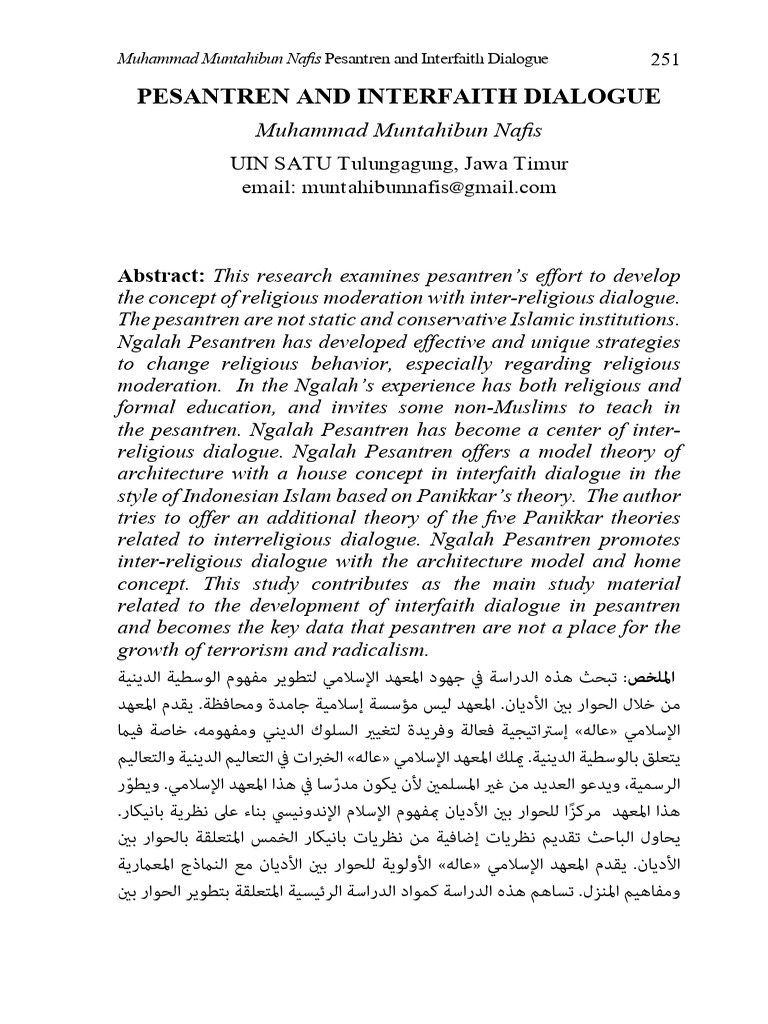 3831-Article Text-15998-1-10-20221109 | PDF | Religious Pluralism ...