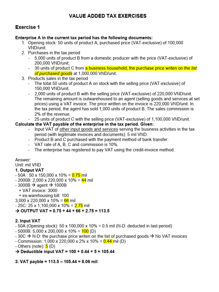 Vat BT | PDF | Value Added Tax | Taxes