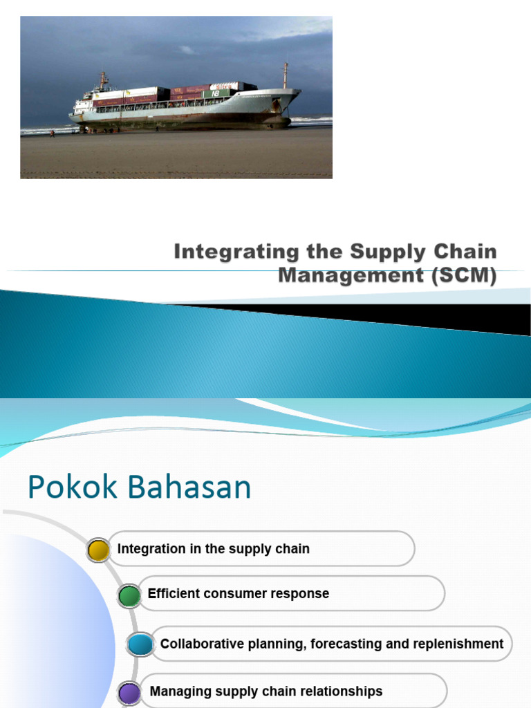 Kuliah 9 Integrating The Supply Chain Pdf Supply Chain Logistics
