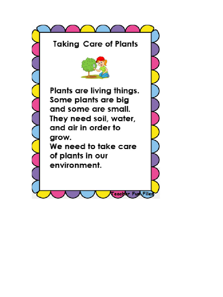 Plants reading comprehension | PDF