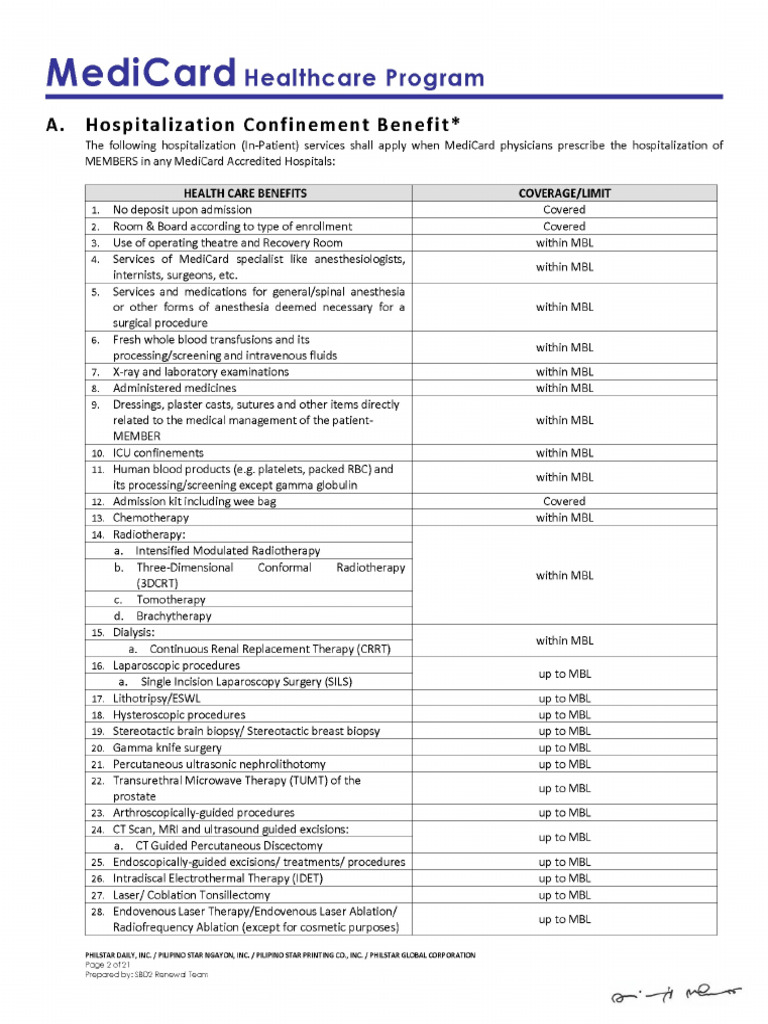 Benefits & Coverage | PDF