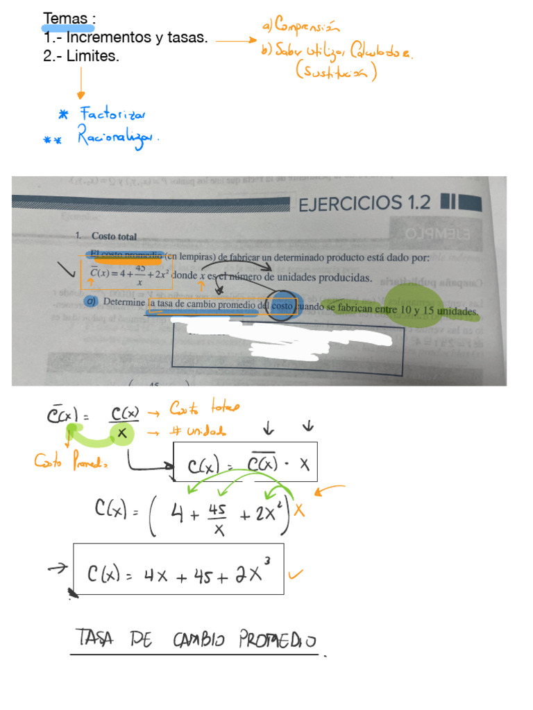 Incrementos y Tasas #1 | PDF