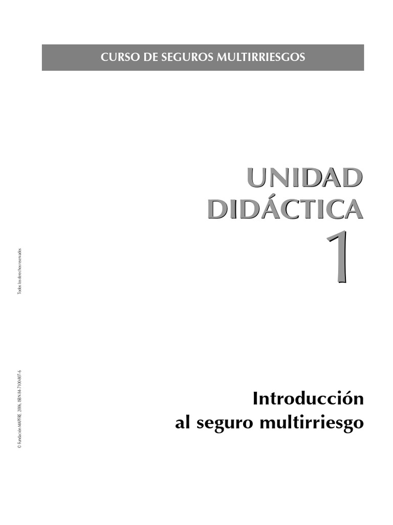 Ud1 1 | Descargar gratis PDF | Seguro | Póliza de seguros