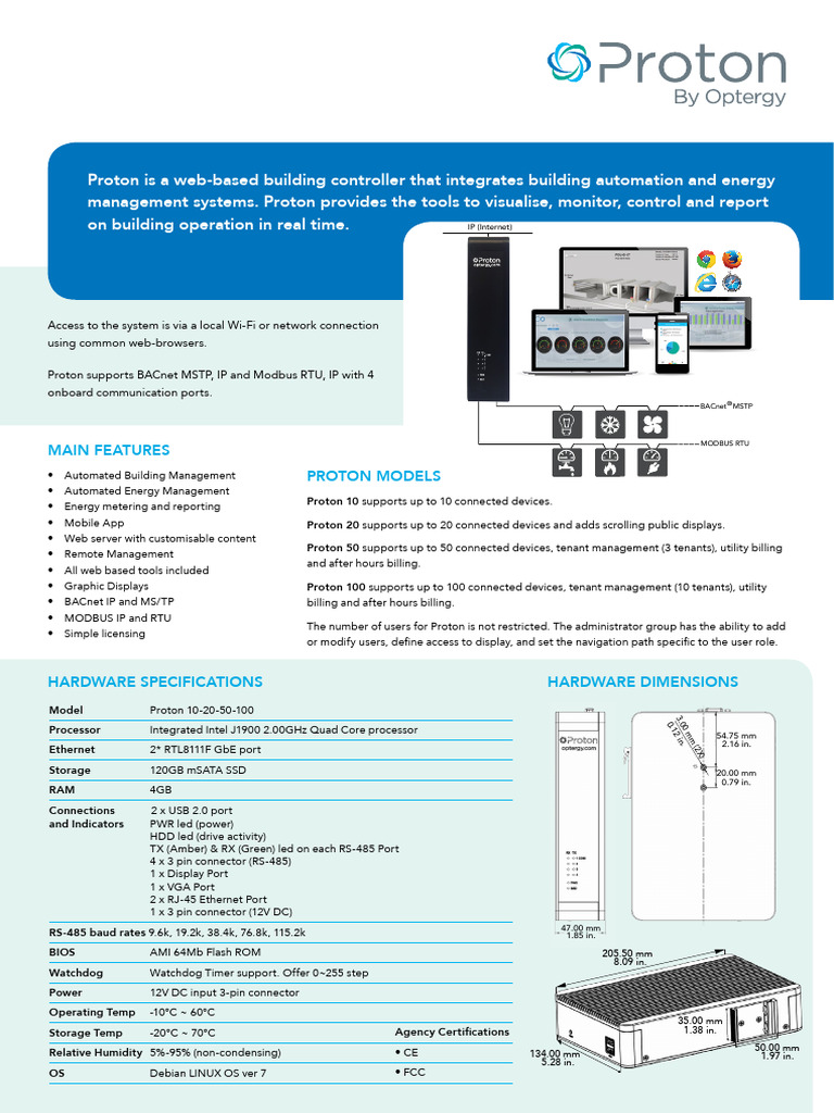 Proton-Datasheet-Rev3-A4 | PDF | Invoice | World Wide Web