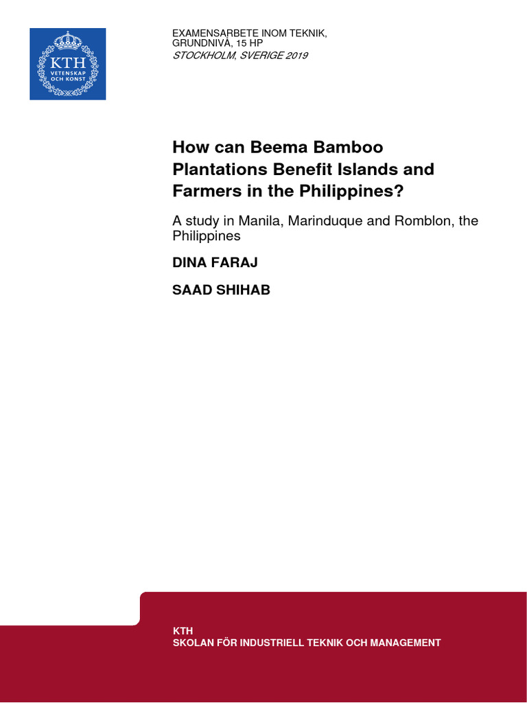 Publikasi Bambu Beema Di Filipina | PDF | Bamboo | Plant Stem
