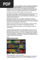 Global History of Soft Drinks | PDF | Coca Cola | Soft Drink