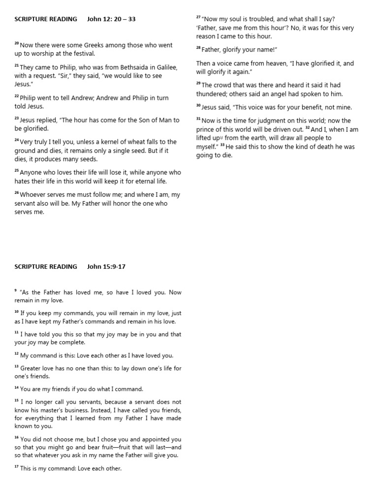 Key Teachings from John and Mark | PDF | Jesus | Satan