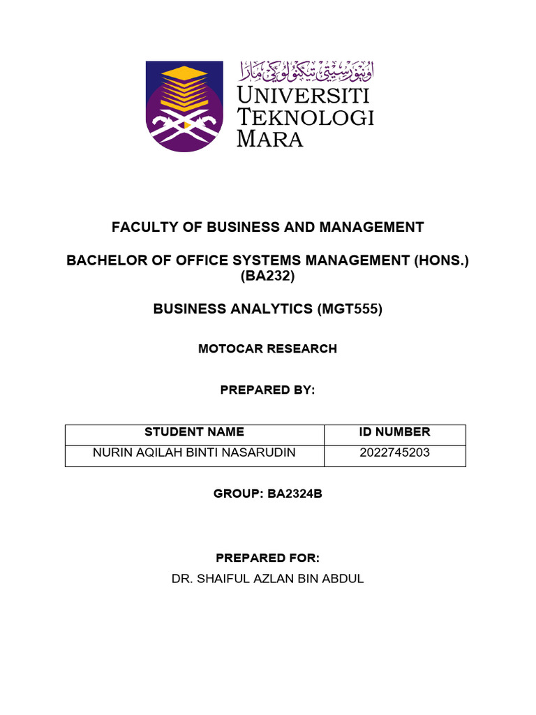 MGT555 - Assignment 2 | PDF | Hybrid Vehicle | Bmw