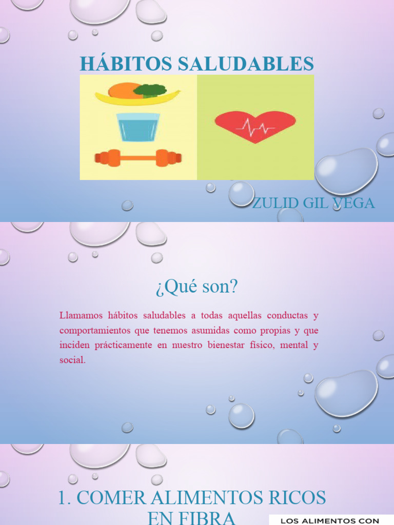 Hábitos Saludables | PDF