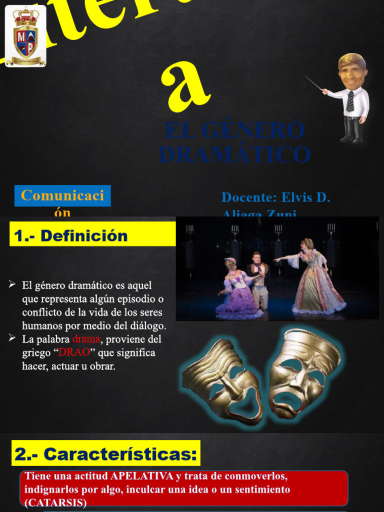 El Género Dramático 2° | PDF | Tragedia | Teatro