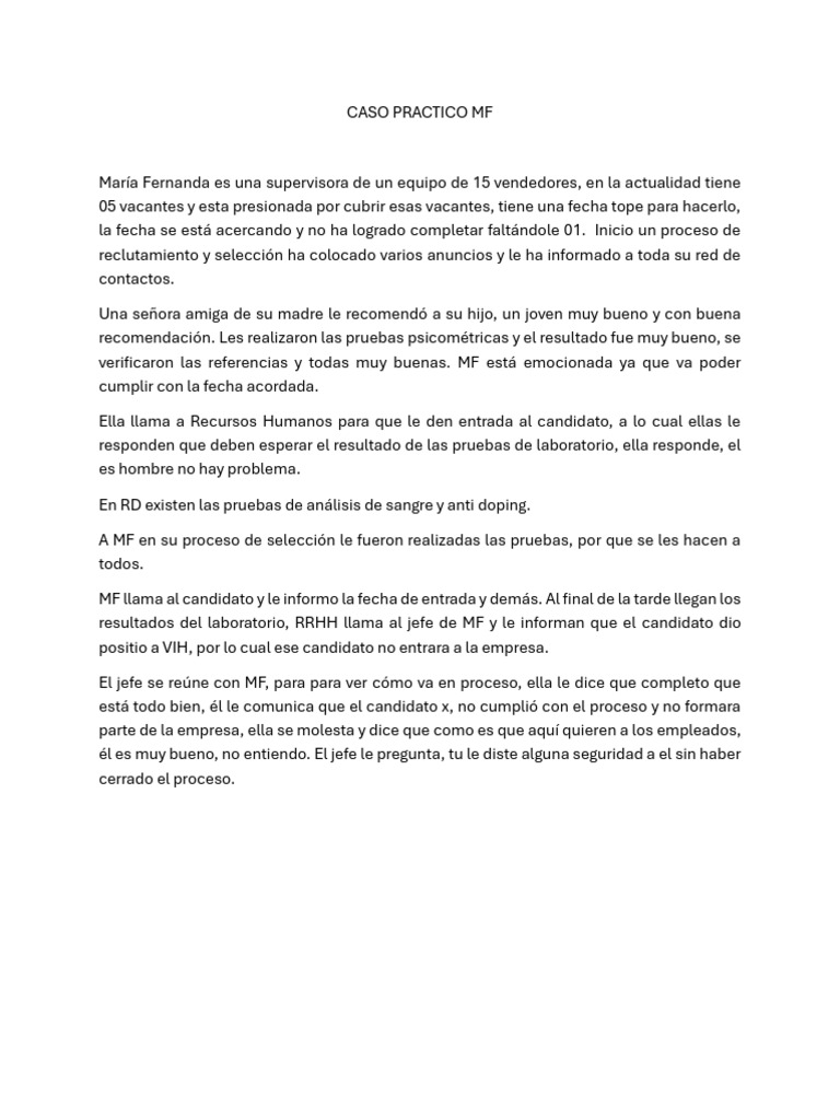 Caso Practico Mafe Done 3 | PDF