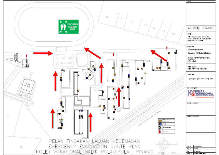 Pelan Tindakan Laluan Kecemasan-Layou2 | PDF