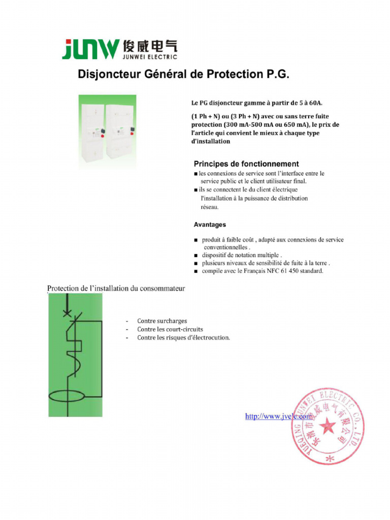 Disjincteur Differentiel | PDF