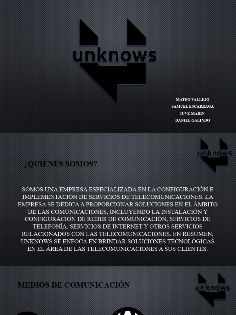 Sustentacion Unknows - Oficial | PDF | Servidor (Computación ...