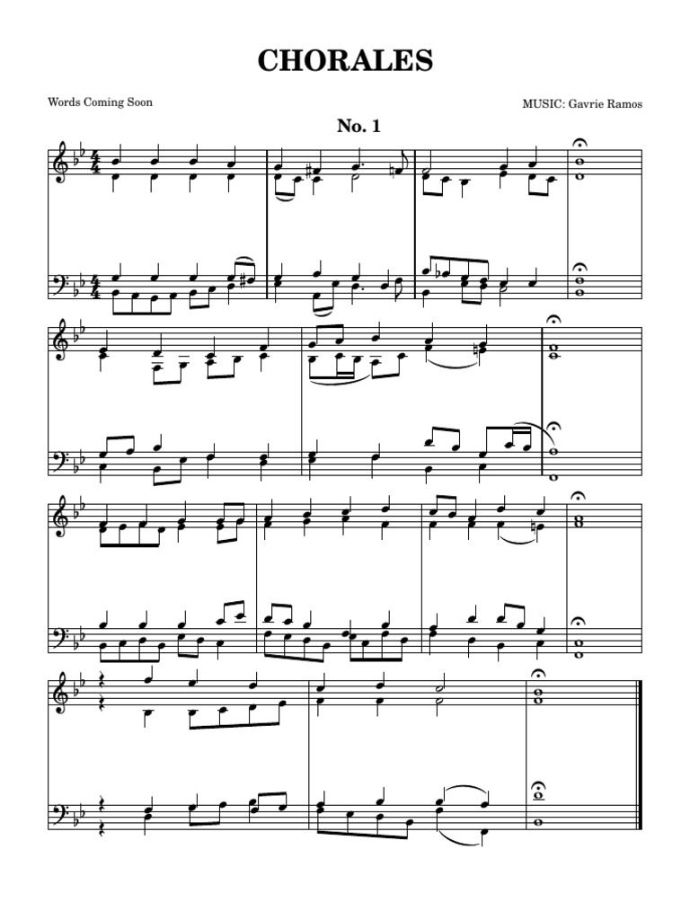 Choraleset | PDF