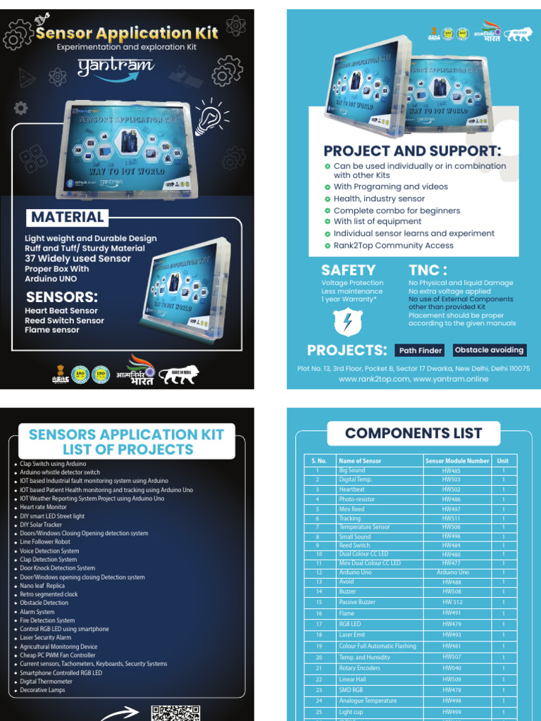 Sensor Application Kit | PDF | Sensor | Internet Of Things