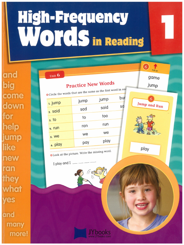 JY Books High-Frequency Words in Reading 1 | PDF