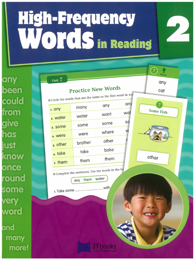 JY Books High-Frequency Words in Reading 2 | PDF