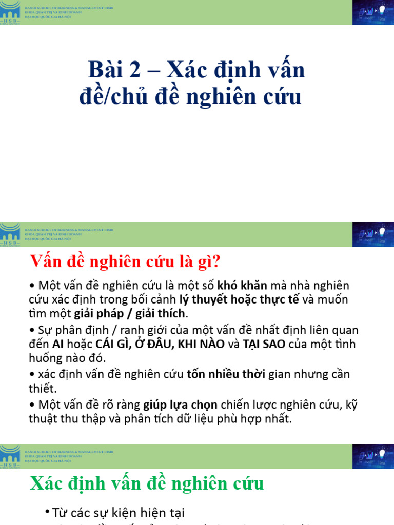 Lecture 2 - Formulation of A Research Topic | PDF