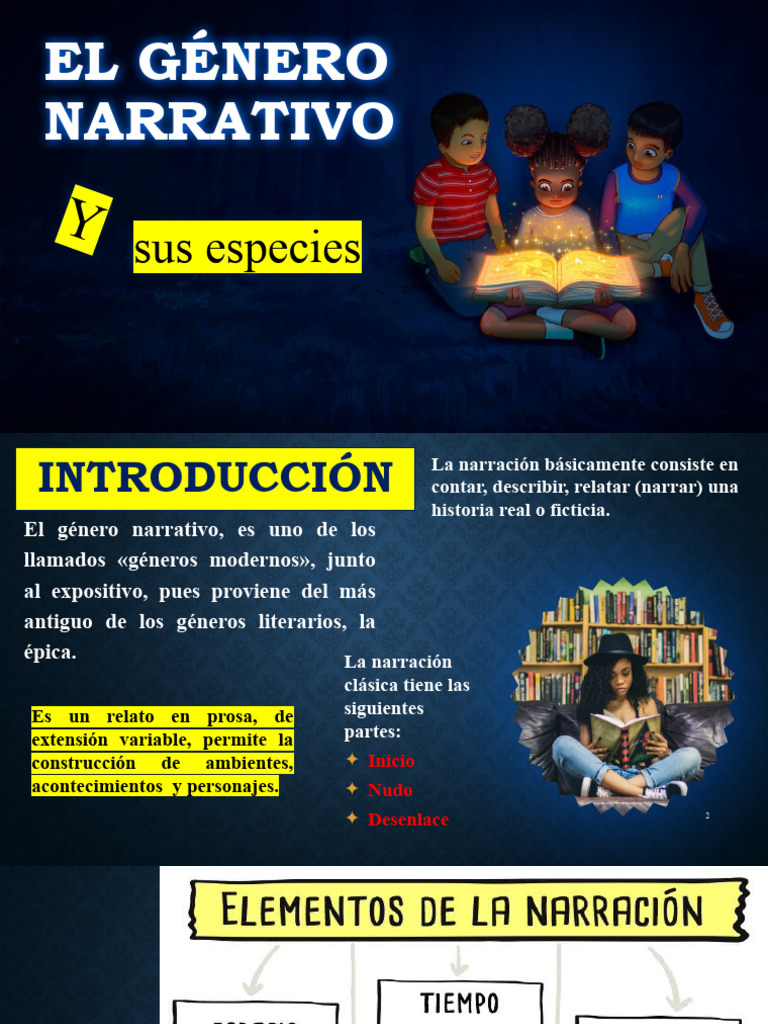 El Genero Narrativo 2° | PDF | Narración