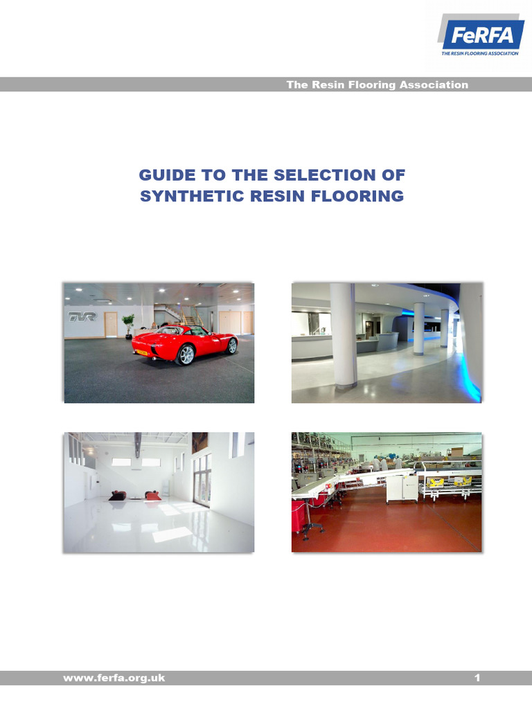 FeRFA Guide To The Selection of Synthetic Resin Flooring | PDF ...