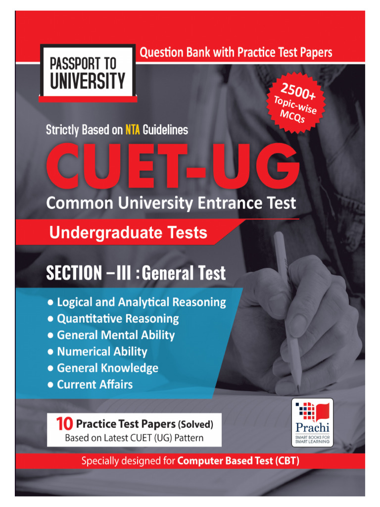 CUET-UG General Test Practice Papers | PDF | Mathematics