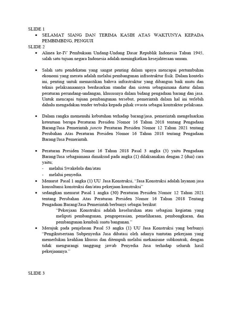 Script Sidang | PDF | Hukum