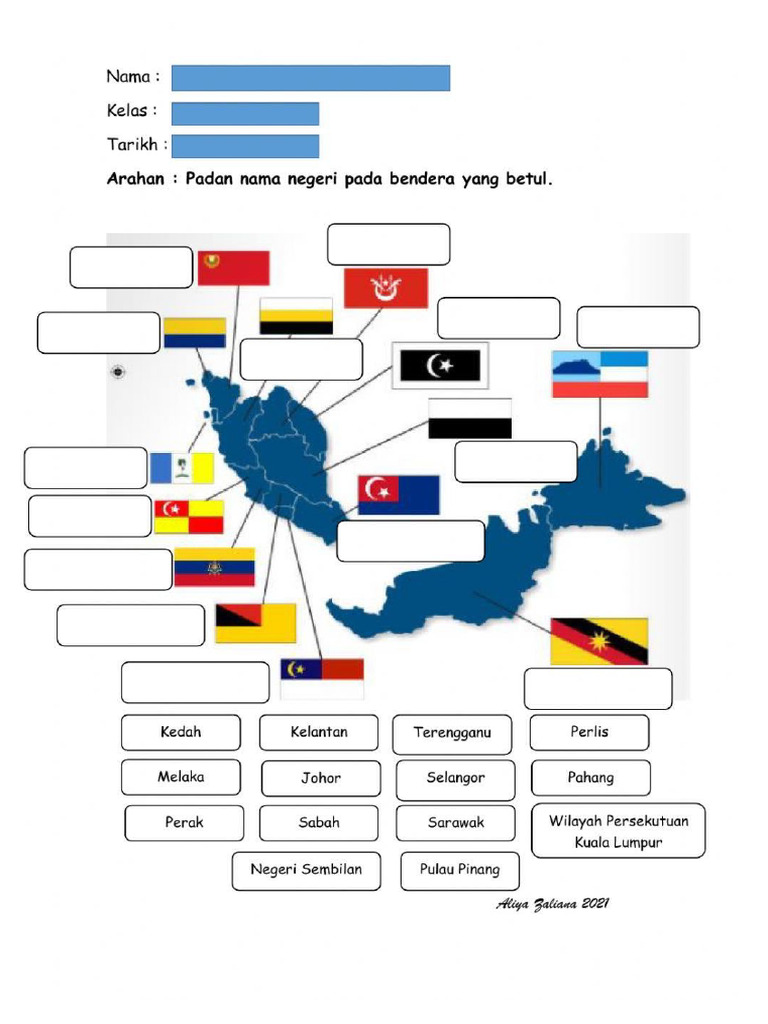 Bendera Malaysia 14 Negeri | PDF