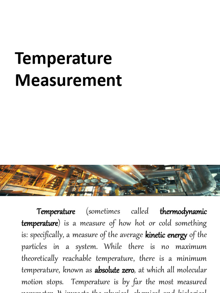 Temperature Measurements | PDF | Thermocouple | Electrical Resistance And Conductance