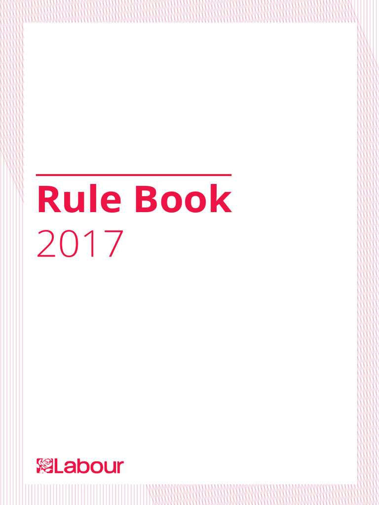 UK Labour Party Rule Book 2017 | PDF | Labour Party (Uk) | Government