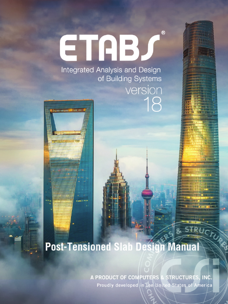 Etabs PT Slab Design | PDF | Prestressed Concrete | Beam (Structure)