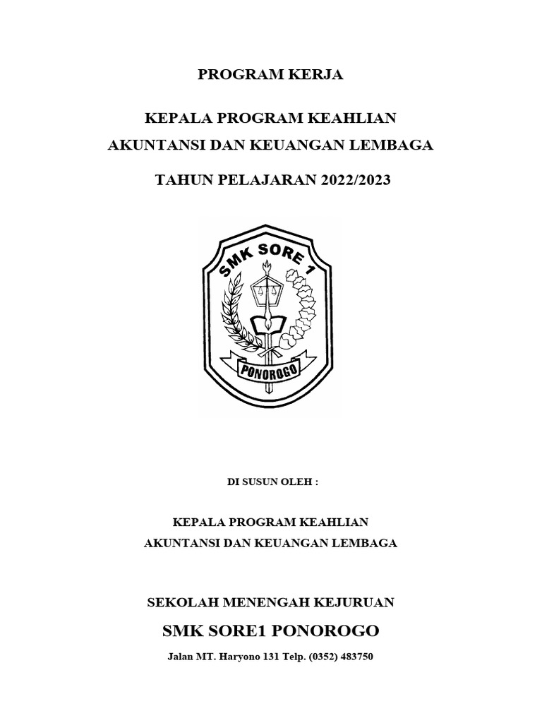 PROKER KAPRODI Ak 2022-2023 | PDF