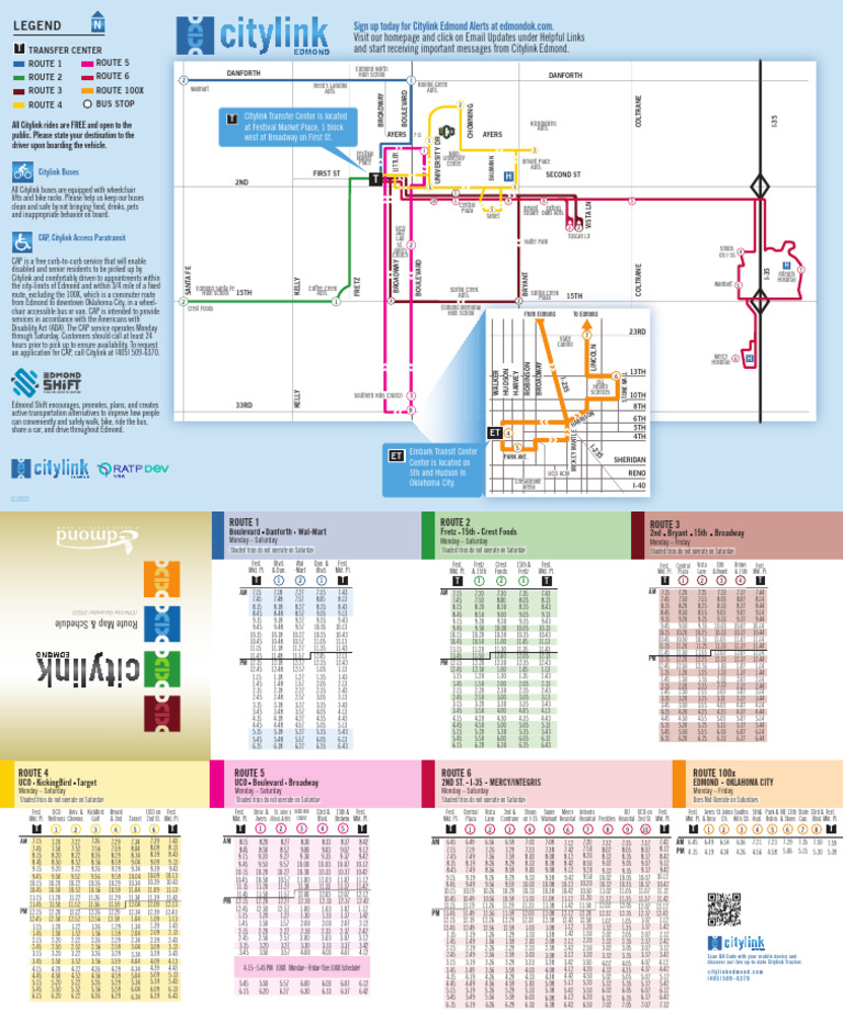 Citylink Edmond Brochure 2023 Web | PDF | Oklahoma City | Transport
